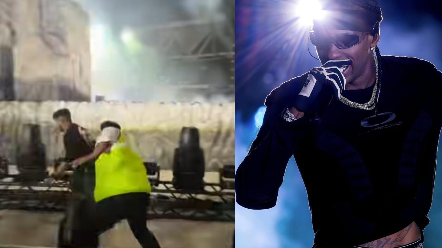 Chaos Erupts at Travis Scott's First Concert in India: Fan Storms Stage ...