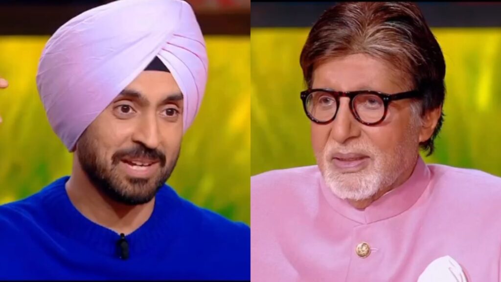 Diljit Dosanjh Shares His Least Favorite Amitabh Bachchan Film on KBC ...